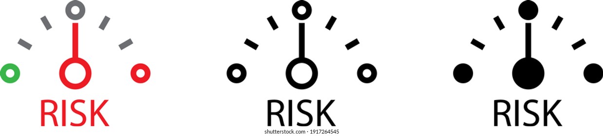 Risk Management Icon Vector Illustration Stock Vector (Royalty Free ...