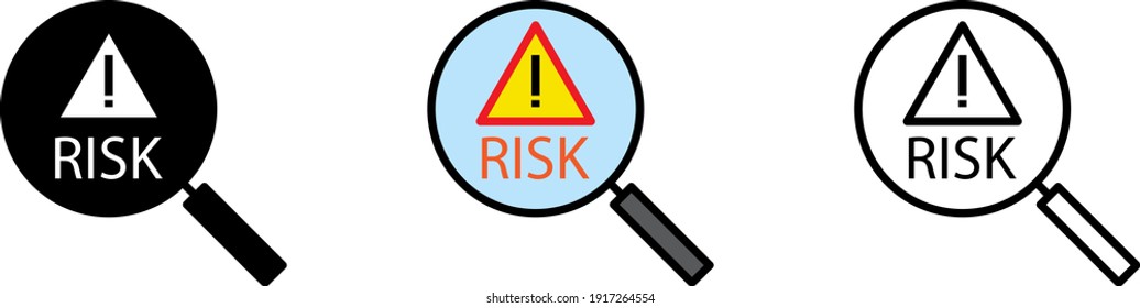 Risk Management Icon Vector Illustration Stock Vector (Royalty Free ...