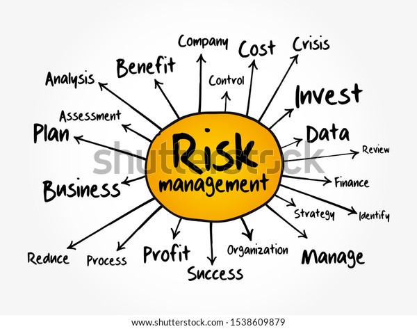Risk Management Mind Map Business Concept Stock Vector (Royalty Free ...