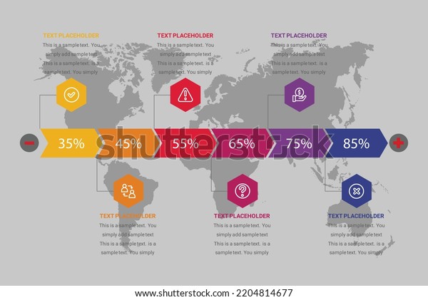 Risk Management Presentation Template 6 Slaids Stock Vector (Royalty ...
