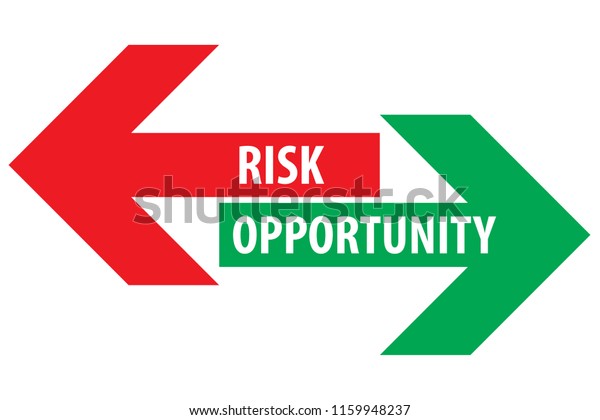 Risk Opportunity Assessment Red Left Green Stock Vector (Royalty Free ...