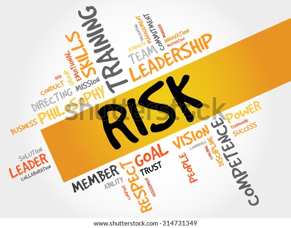 Risk Word Cloud Business Concept Stock Vector (Royalty Free) 314731349