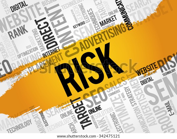 Risk Word Cloud Business Concept Stock Vector (Royalty Free) 342475121 ...