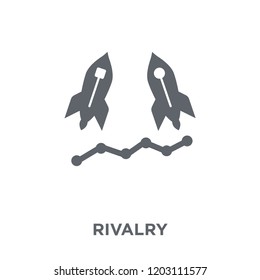 Rivalry Icon Rivalry Design Concept Startup Stock Vector (Royalty Free ...