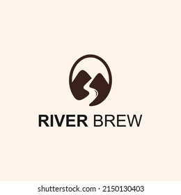 River Coffee Logo Cafe Logo Stock Vector (Royalty Free) 2150130403 ...
