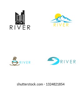 River City Logo Design Inspiration Stock Vector (Royalty Free ...