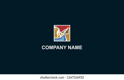 Riverbank Logo Vector Stock Vector (Royalty Free) 1267526932 | Shutterstock
