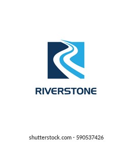 Riverstone Blue Flat Logo Sign Symbol: เวกเตอร์สต็อก (ปลอดค่าลิขสิทธิ์ ...