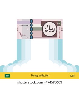 Paying By Cash Invoice Saudi Arabian Stock Vector (Royalty Free ...