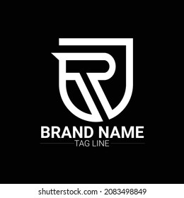Rj Monogram Logo Design Concept Stock Vector (Royalty Free) 2083498849 ...