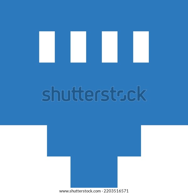 Rj45 Vector Illustration On Transparent Backgroundpremium Stock Vector ...