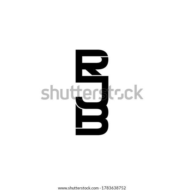 Rjb Letter Original Monogram Logo Design Stock Vector (Royalty Free ...
