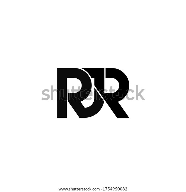Rjr Letter Original Monogram Logo Design Stock Vector (Royalty Free ...