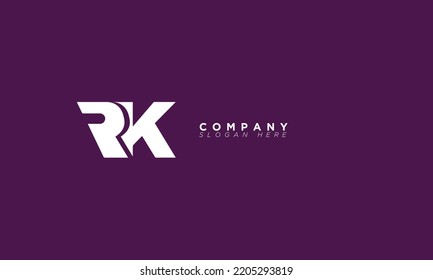 Rk Alphabet Letters Initials Monogram Logo Stock Vector (Royalty Free ...