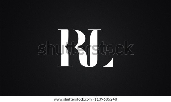 Rl Letter Logo Design Template Vector Stock Vector (Royalty Free ...
