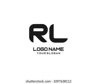 Rl Letter Logo Template Stock Vector (Royalty Free) 1097638112