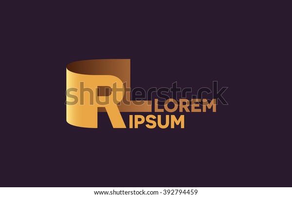 Rl Letters Logo R L Letters Stock Vector (Royalty Free) 392794459 ...