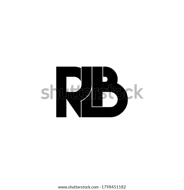 Rlb Letter Original Monogram Logo Design Stock Vector (Royalty Free ...