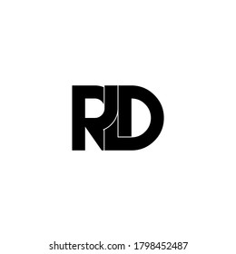 Rld Letter Original Monogram Logo Design Stock Vector (Royalty Free ...