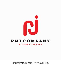 Rn Rnj Letter Logo Vector Image Stock Vector (Royalty Free) 2195688185 ...