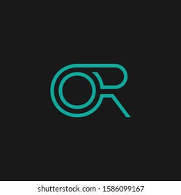 Ro Font Designs Logo Icons Stock Vector (Royalty Free) 1586099167
