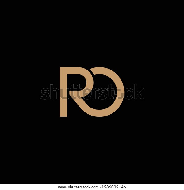 Ro Font Designs Logo Icons Stock Vector (Royalty Free) 1586099146 ...