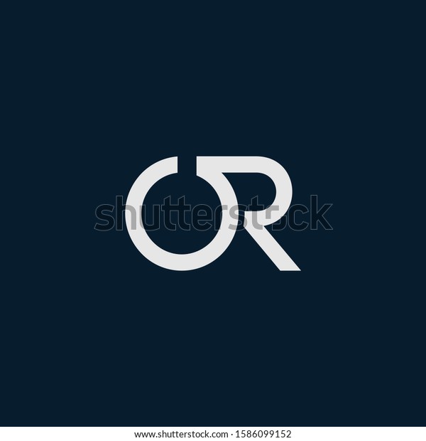 Ro Font Designs Logo Icons Stock Vector (Royalty Free) 1586099152 ...