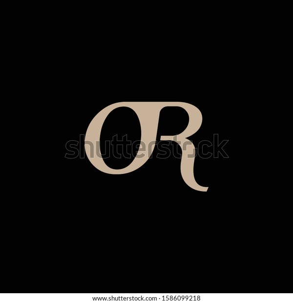Ro Font Designs Logo Icons Stock Vector (Royalty Free) 1586099218 ...
