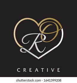 Rr Love Logo Design Vector Icon Stock Vector (Royalty Free) 1641398488 ...