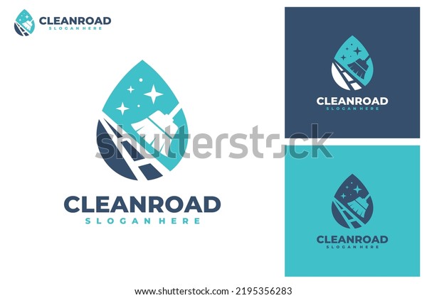 Road Cleaning Logo Vector Cleaning Service Stock Vector (Royalty Free ...