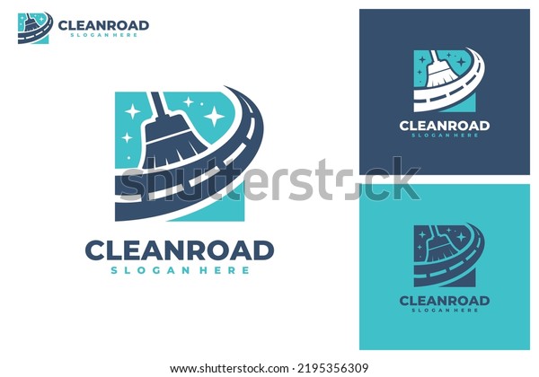 Road Cleaning Logo Vector Cleaning Service Stock Vector (Royalty Free ...