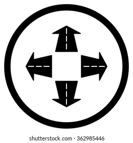 Road Directions Icon Stock Vector (Royalty Free) 362985446 | Shutterstock