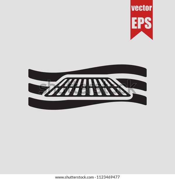 Road Drain System Icon Trendy Isolated 스톡 벡터(로열티 프리) 1123469477
