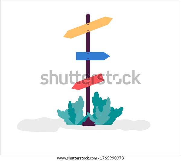 Road Guide Background Modern Illustration Slider Stock Vector (Royalty ...