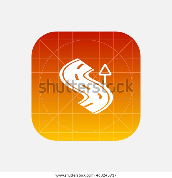 Road Icon Stock Vector (Royalty Free) 463245917 | Shutterstock