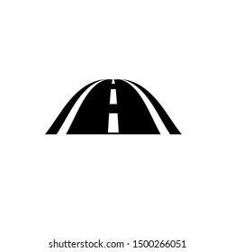 Road Icon Black Vector Road Sign Stock Vector (Royalty Free) 1500266051 ...