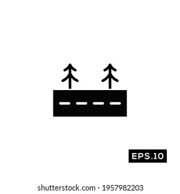 Road Icon Vector Road Icon Logo Stock Vector (Royalty Free) 1957982203 ...