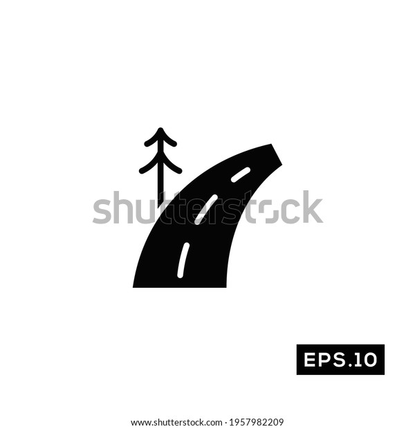 Road Icon Vector Road Icon Logo Stock Vector (Royalty Free) 1957982209 ...