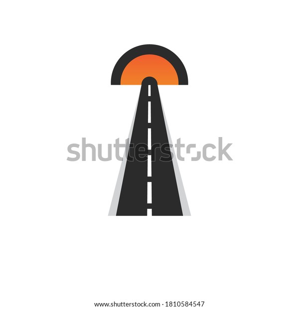 Road Logo Symbol Template Stock Vector (Royalty Free) 1810584547 ...