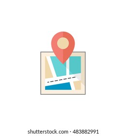 Location Icon Stock Vector (Royalty Free) 648340930