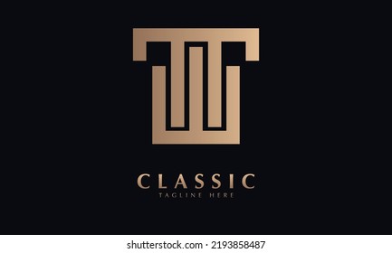 Road Map Vector Logo Monogram Template Stock Vector (Royalty Free ...
