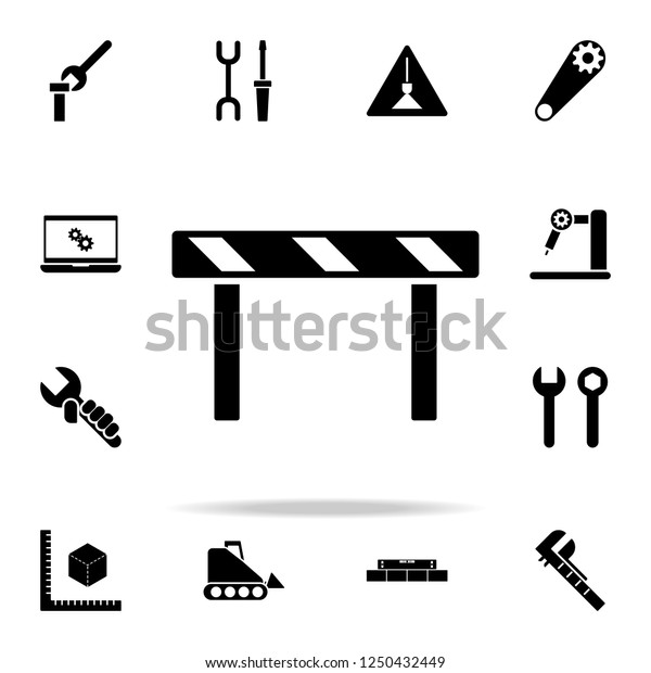 Road Repair Icon Engineering Icons Universal Stock Vector (Royalty Free ...