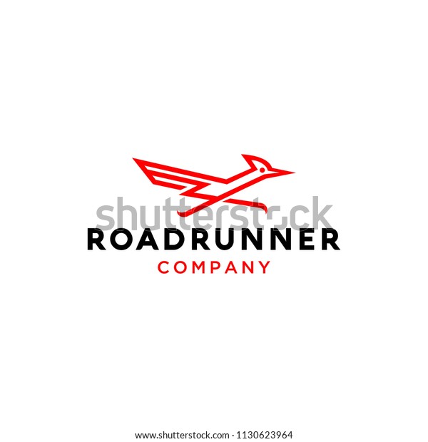 Road Runner Bird Logo Business Stock Vector (Royalty Free) 1130623964
