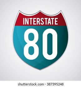 Señal de la carretera interestatal 30: vector de stock (libre de ...