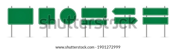 Road Sign Realistic Style Isolated On: Vector có sẵn (miễn phí bản ...