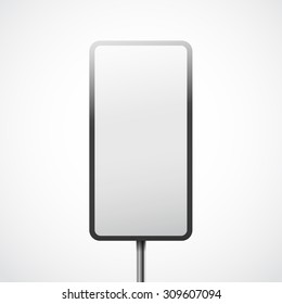 Road Sign Vector Rectangular Information Road Stock Vector (Royalty ...