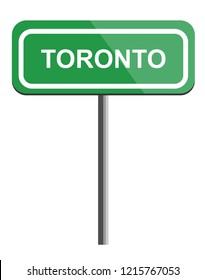 Road Sign Road Toronto Stock Vector (Royalty Free) 1215767053 ...