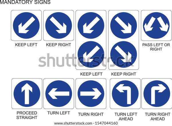 Road Signage Safety Sign Vector Design 库存矢量图（免版税）1547044160 | Shutterstock