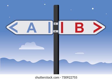 Road Signs B Direction Stock Vector (Royalty Free) 730922755 | Shutterstock