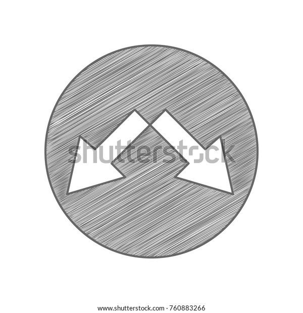 Road Signs Illustration Vector Shaded Gray: เวกเตอร์สต็อก (ปลอดค่า ...